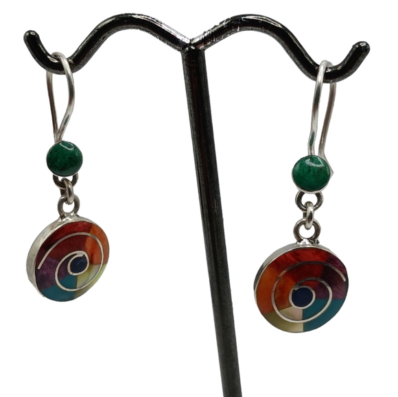 Jewelry | 95 Sterling Silver Earrings Pachamama Flower Andean Community ...